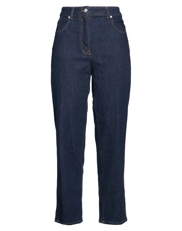 Peserico Tapered High-waisted Jeans