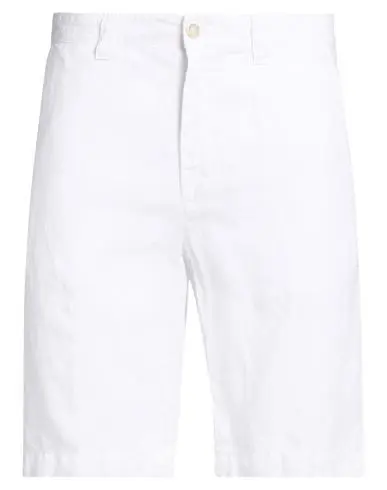 120% Lino Linen Bermuda Shorts - White