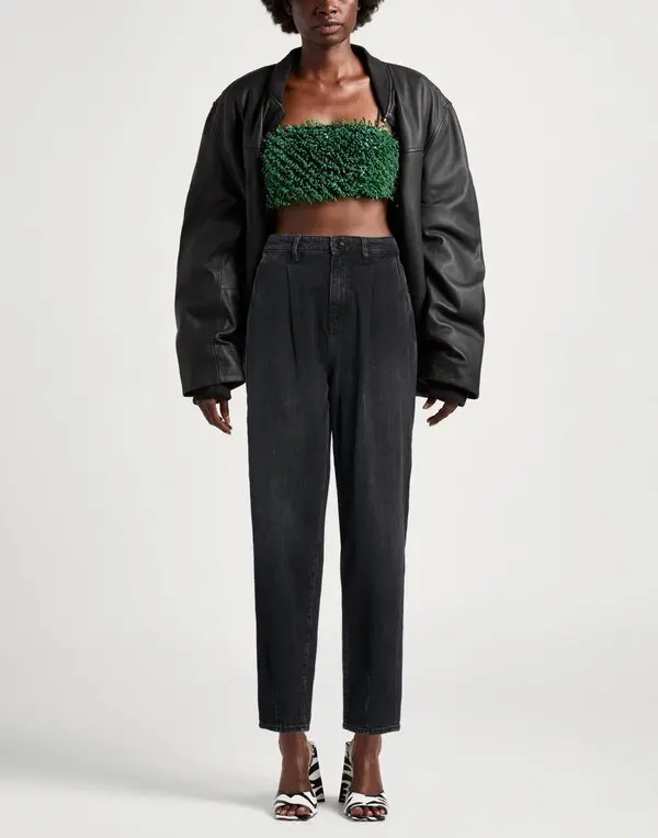 Guess Tapered High-waisted Jeans - Black