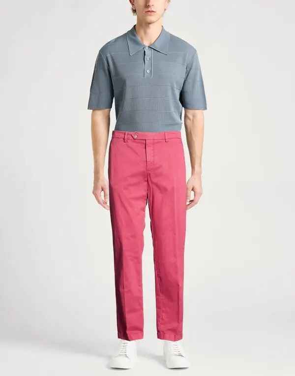 HACKETT Pants Size Cotton, Elastane - Red