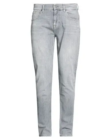 7 For All Mankind Cotton Blend Jeans - Grey