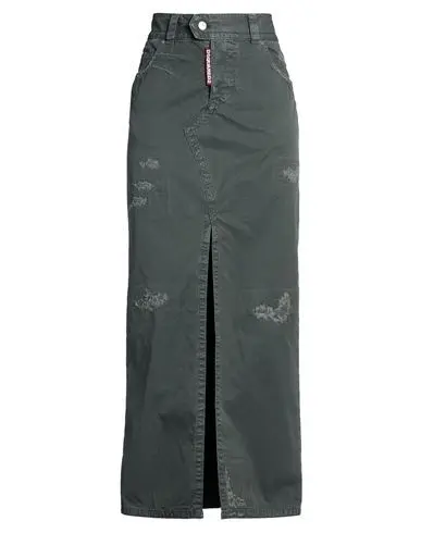 Dsquared2 Maxi Skirt In Cotton Gabardine