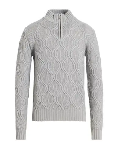 MOORER Mid-weight Knit Wool Sweater - Grey
