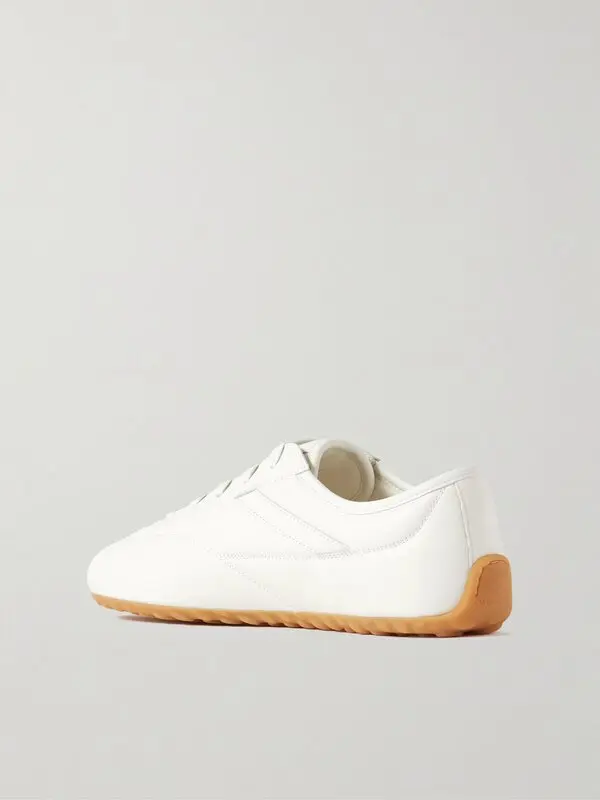 Alexander McQueen Logo-print Leather Sneakers - White