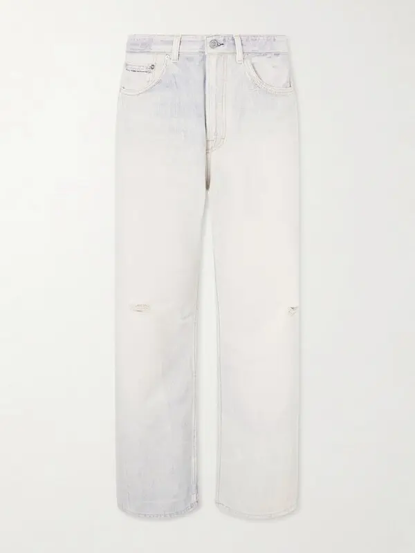 Our Legacy Third Cut Straight-leg Printed Jeans - Neutrals