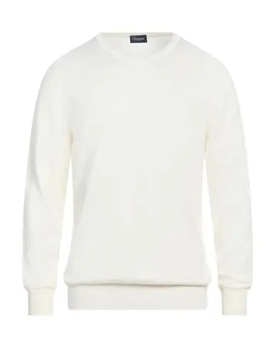 DRUMOHR Sweater In Wool, Silk, And Cashmere - White