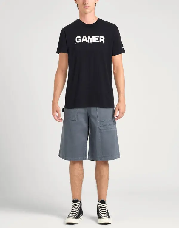 BIKKEMBERGS T-shirt Size Cotton, Elastane