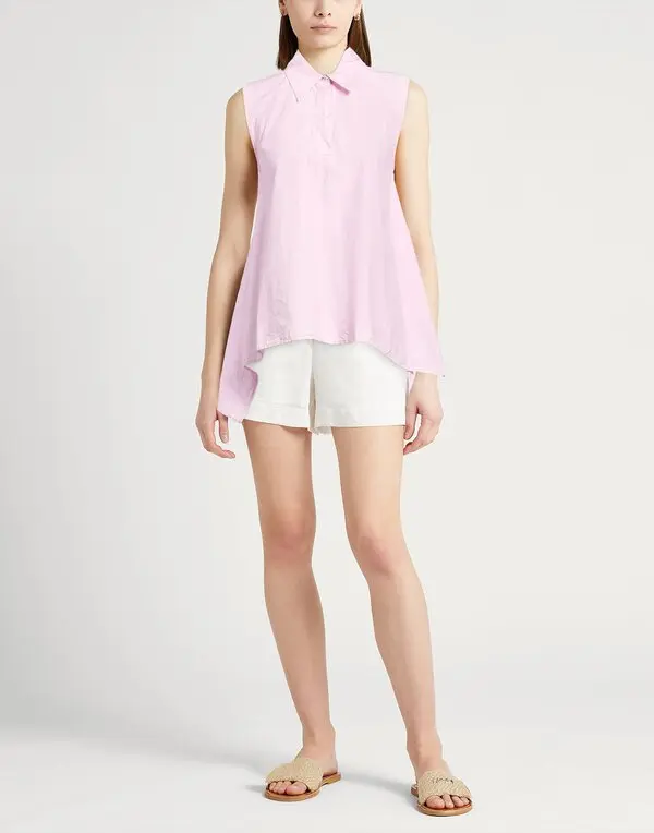Peserico Sleeveless Poplin Top - Pink