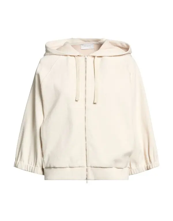 Peserico Cotton-blend French Terry Sweatshirt - Off White
