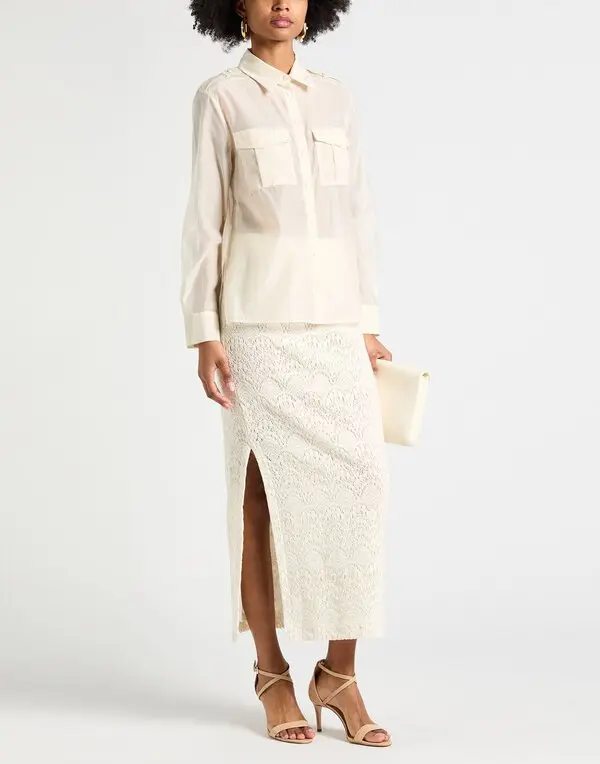 Peserico Cotton And Silk Shirt - Beige