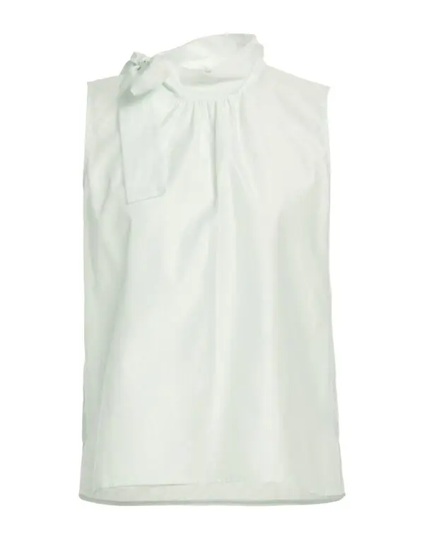 Peserico Light Cotton Silk Bow Blouse