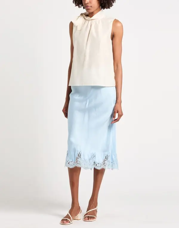 Peserico Light Cotton Silk Bow Blouse