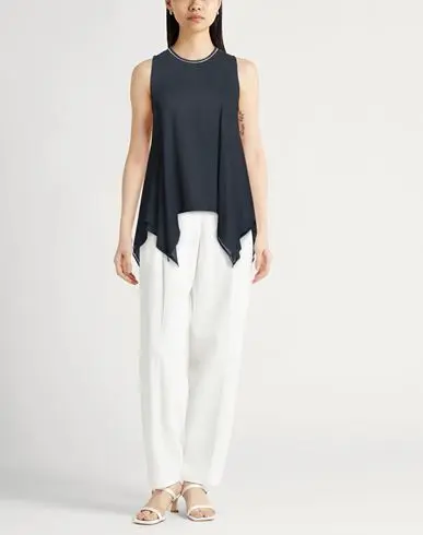 Peserico Voile Top With Appliqués