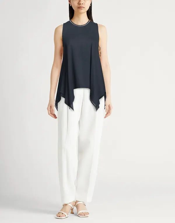 Peserico Voile Top With Appliqués