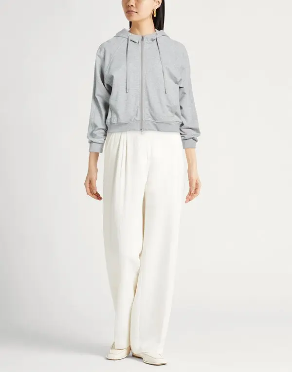 Peserico Light Cotton-elastane Sweatshirt - Grey