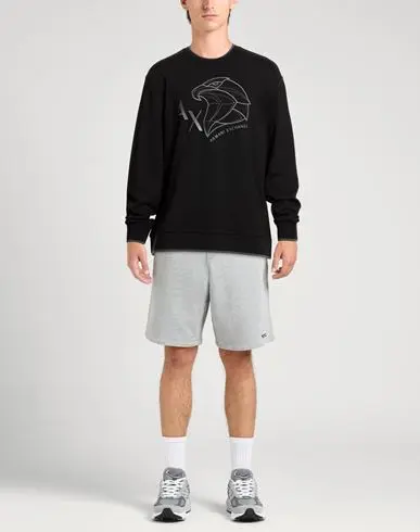Armani Exchange Cotton French Terry Sweatshirt - Black
