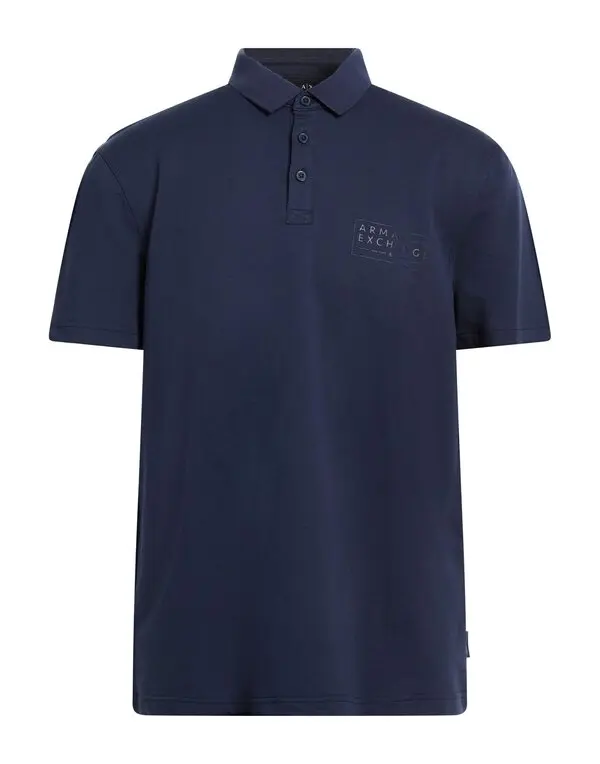 Armani Exchange Polo Shirt Size Cotton - Blue