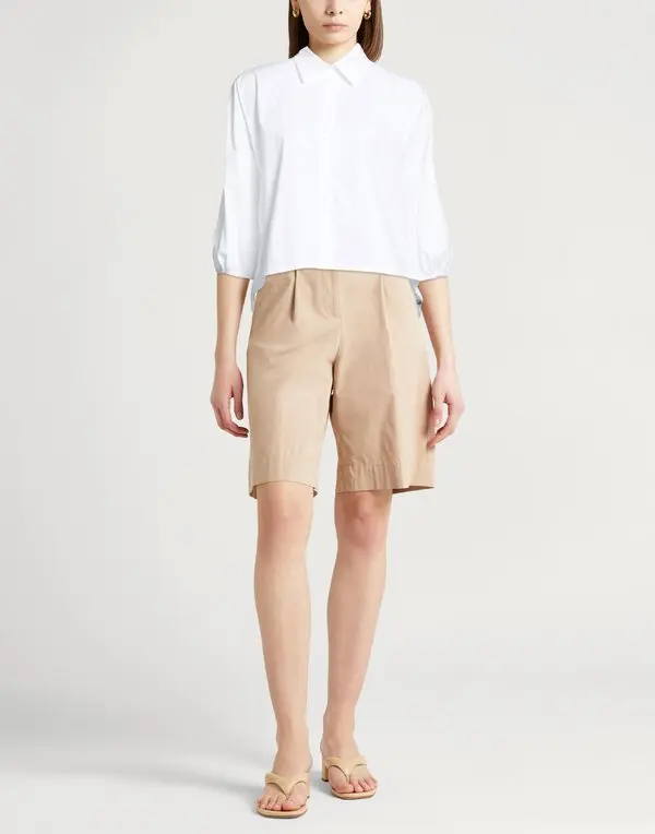 Peserico Cotton Elastane Shirt - White
