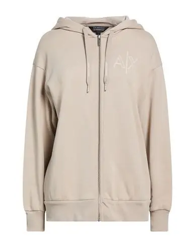 Armani Exchange Cotton-blend Fleece Sweatshirt - Beige