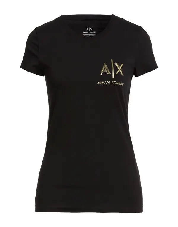 Armani Exchange Cotton Blend T-shirt - Black