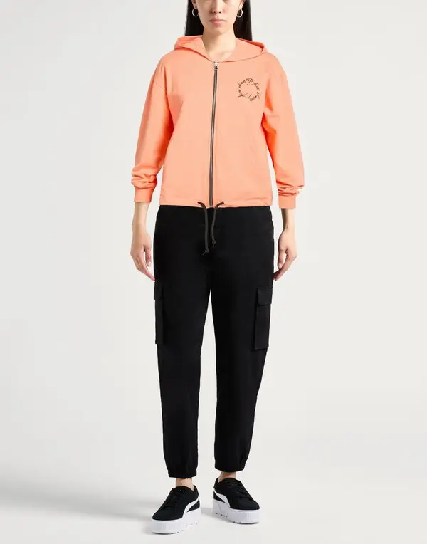 SHOE Hooded Zip Up Sweatshirt - Orange