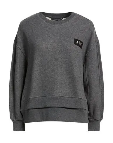 Armani Exchange Sweatshirt In Cotton And Polyester - Grey