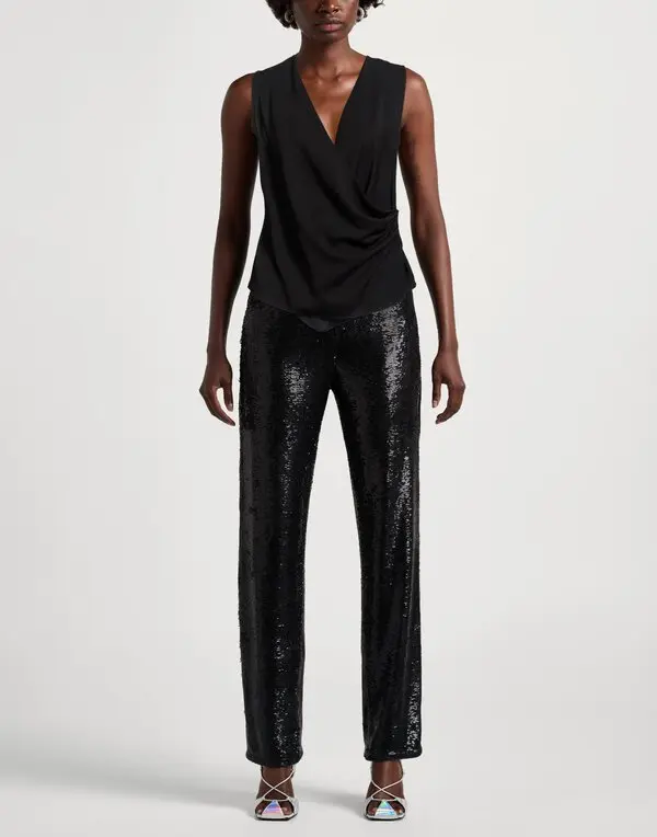 Guess Crepe Wrap Top