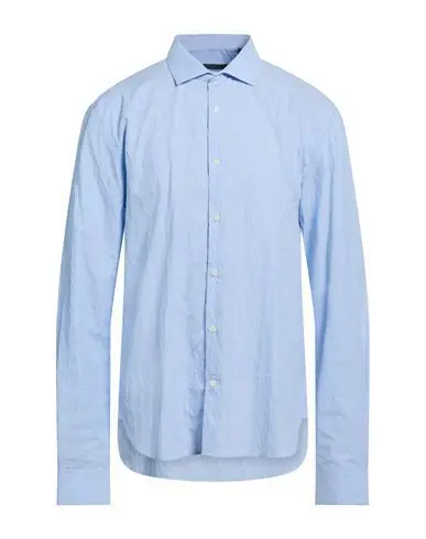 John Varvatos Shirt Size Cotton, Polyamide, Elastane - Sky Blue