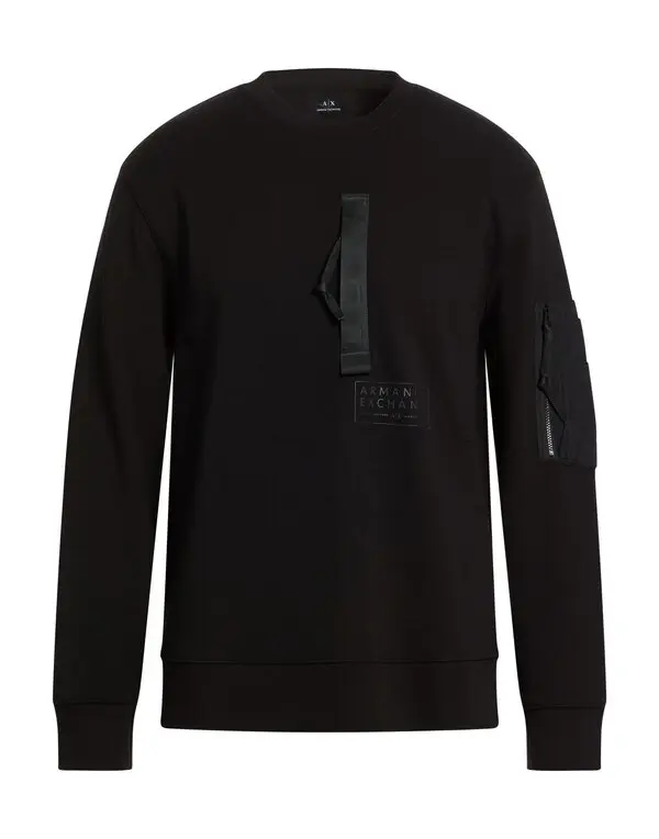 Armani Exchange Sweatshirt In Cotton, Polyester, And Elastane