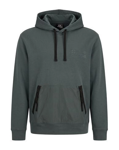 Armani Exchange Sweatshirt In Light Cotton Blend - Green