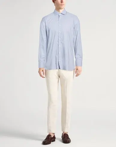 HACKETT Shirt Size Cotton, Lyocell - Blue