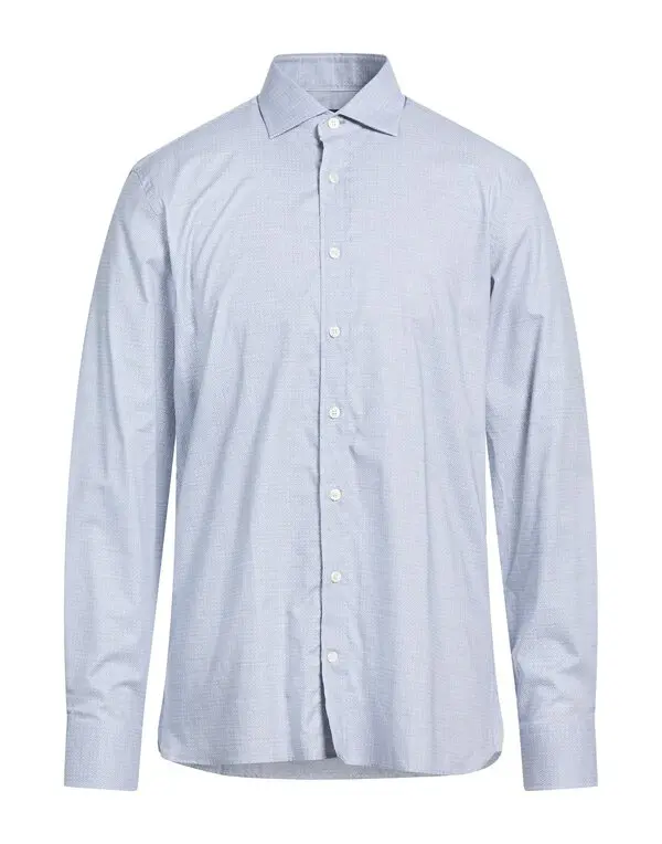 HACKETT Shirt Size Cotton, Lyocell - Blue