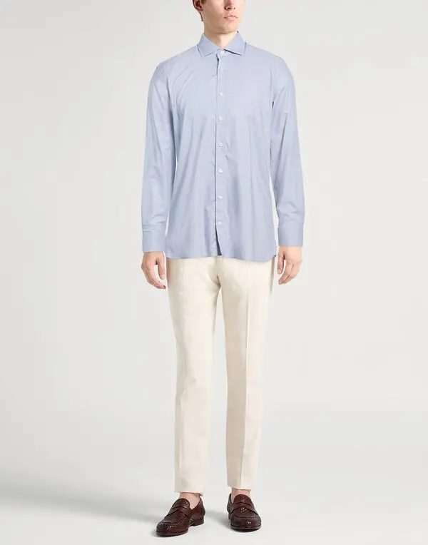 HACKETT Shirt Size Cotton, Lyocell - Blue