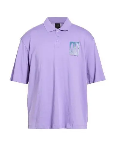 Armani Exchange Polo Shirt Size Cotton - Purple