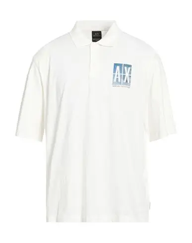 Armani Exchange Polo Shirt Size Cotton - White
