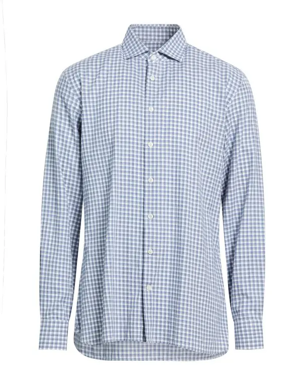 HACKETT Shirt Size Cotton, Lyocell - Blue