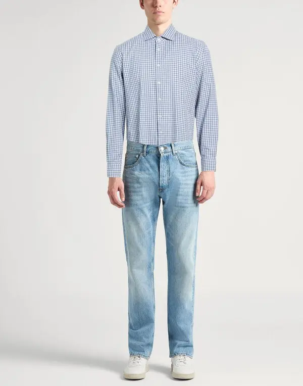 HACKETT Shirt Size Cotton, Lyocell - Blue