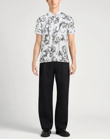 Versace Polo Shirt Size Cotton, Polyester, Polyamide