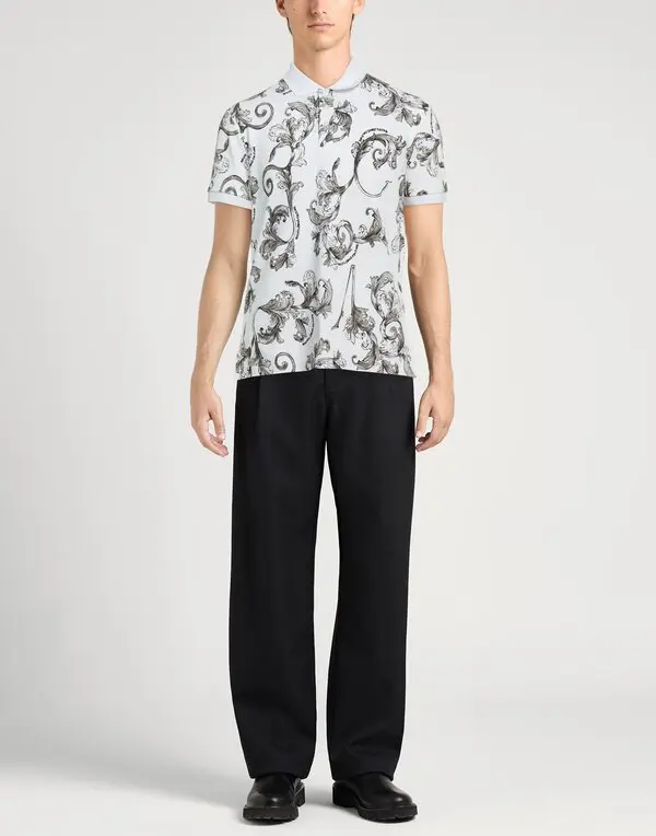 Versace Polo Shirt Size Cotton, Polyester, Polyamide