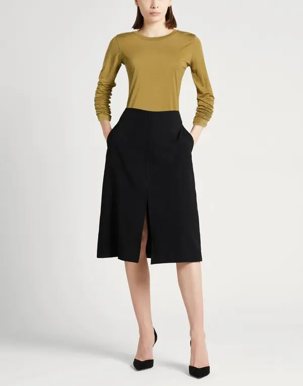 ROBERTO COLLINA Long Sleeve Cotton Jersey Crewneck T-shirt