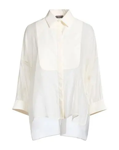 Peserico Tuxedo Poplin Shirt - Ivory