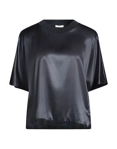 Peserico Satin Top With Piped Trims