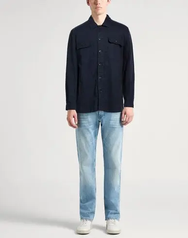 DRUMOHR Jacket Size Linen - Blue