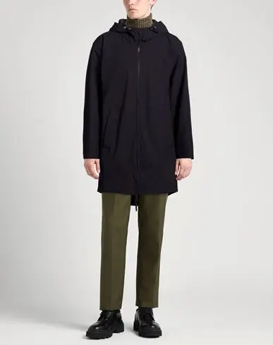 Peuterey Cotton-elastane Overcoat - Blue