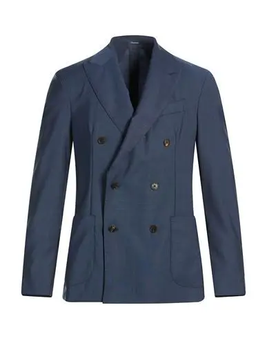 DRUMOHR Blazer Slate Size Virgin Wool, Mohair Wool