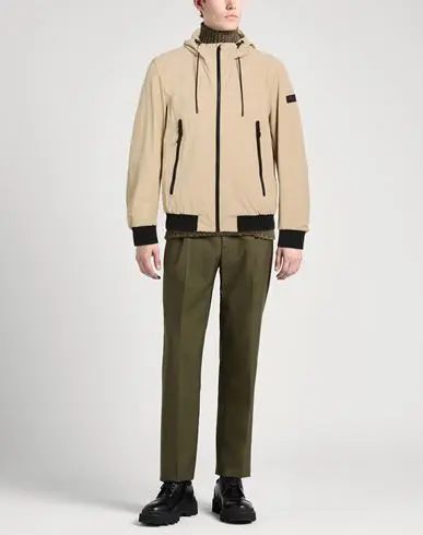 Peuterey Jacket With Logo - Beige