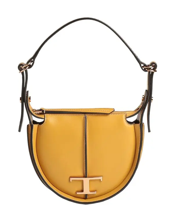 TOD'S Leather Hobo Bag - Yellow