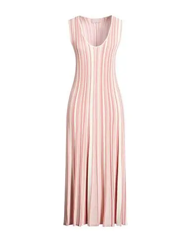 DRUMOHR Midi Dress With Striped Intarsia Knit - Pink