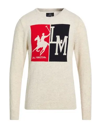 LA MARTINA Lambswool Blend Sweater - Beige