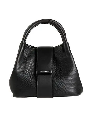 ZANELLATO Lizard-print Leather Handbag